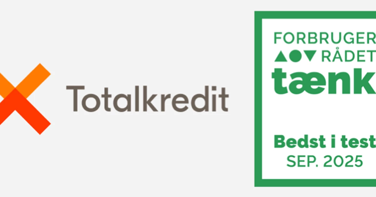 Totalkredit er Bedst i Test på realkreditlån | Coop Bank